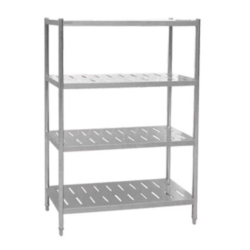 Perforated shelves